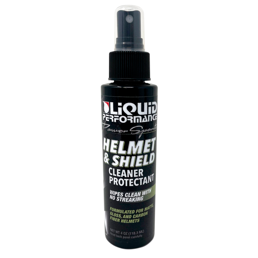 Helmet & Shield Cleaner - Protectant – Liquid Performance